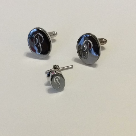 Accessories | Vintage Cuff Links And Tie Pin Set | Poshmark